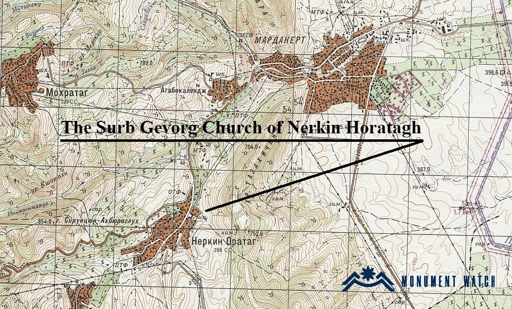 The Surb Gevorg Church of Nerkin Horatagh - Monument Watch